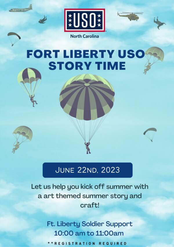 Story Time - Fort Liberty • USO of North Carolina
